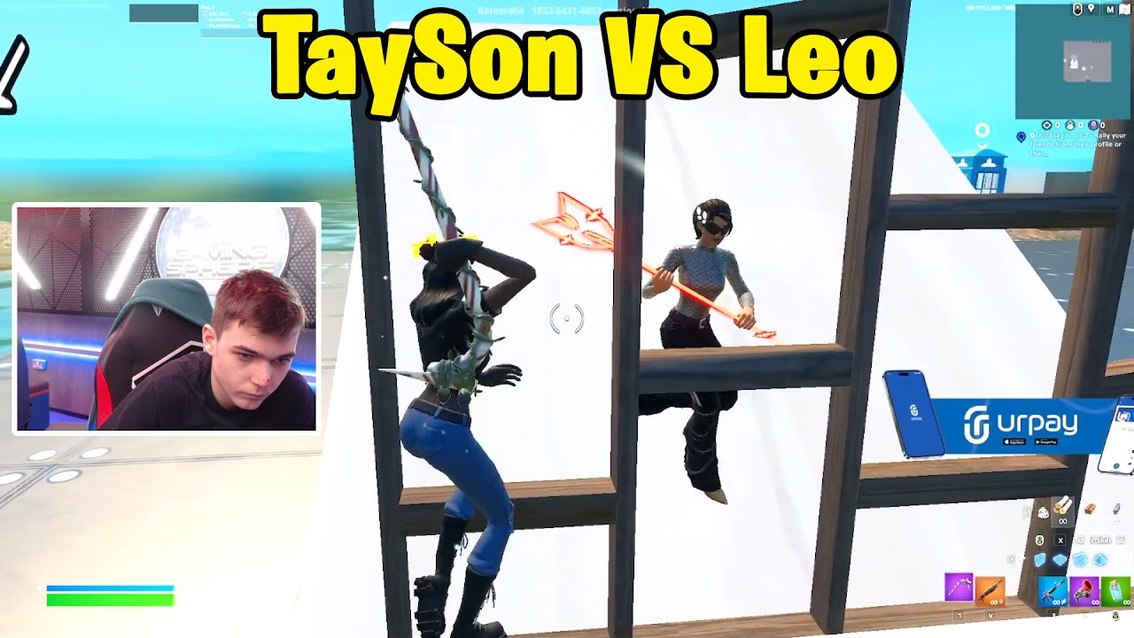 TaySon VS Falcon Leo 1V1 Buildfights! - YouTube