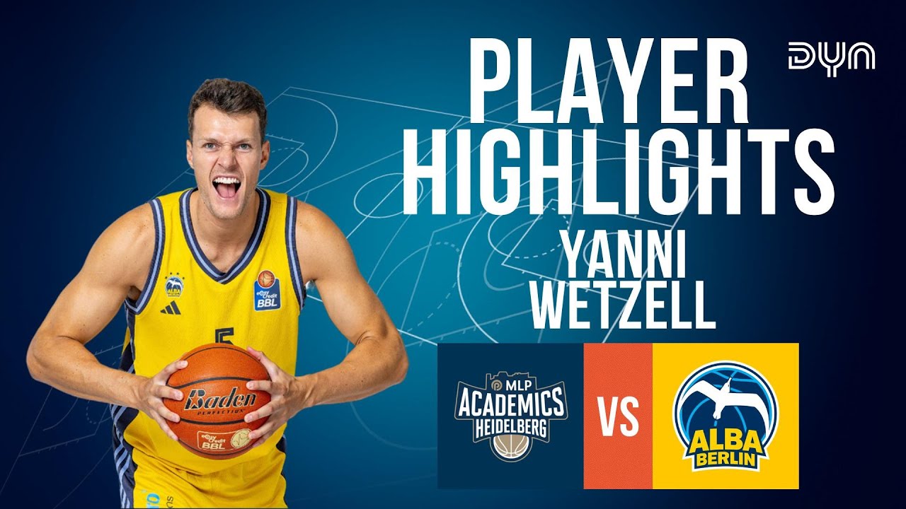 One Man Show! Yanni Wetzell Highlights vs. MLP Academics Heidelberg ...