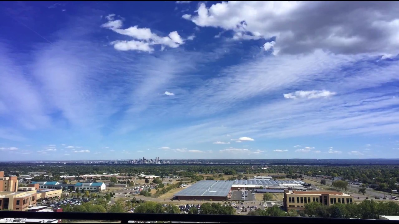 Time lapse of a crystal clear day over Denver, CO 10/3/2018 - YouTube