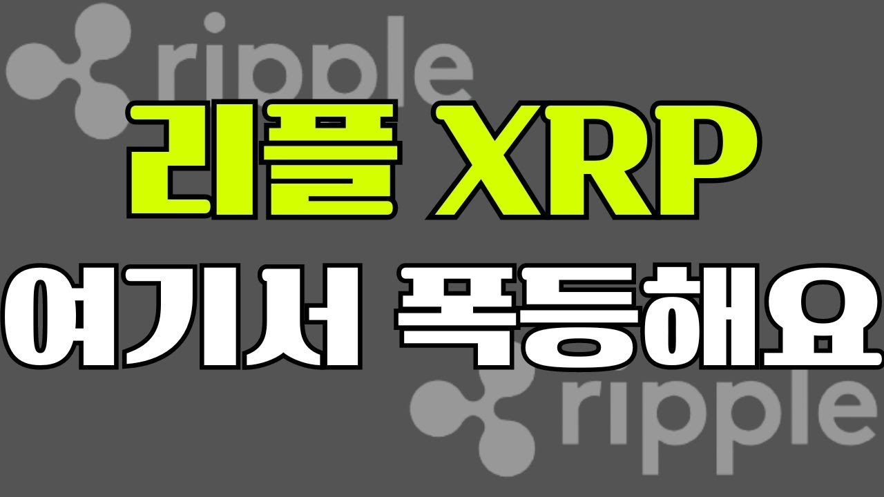 리플 어디서 사야될지 모르겠으면 꼭 보세요 리플 비트코인 이더리움 리플코인 리플소송 리플전망 리플속보 Youtube