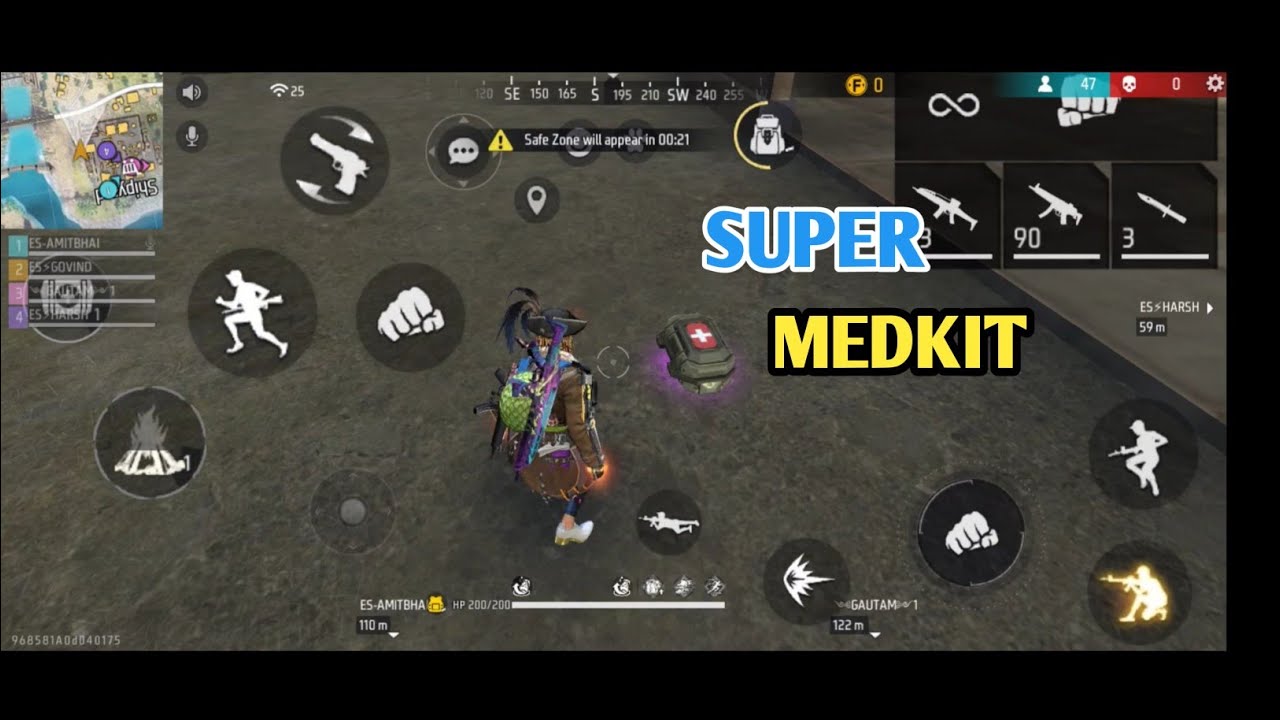 NEW SUPER MEDKIT OB35 UPDATE - GARENA FREE FIRE |FULL HEALTH IN ONE ...