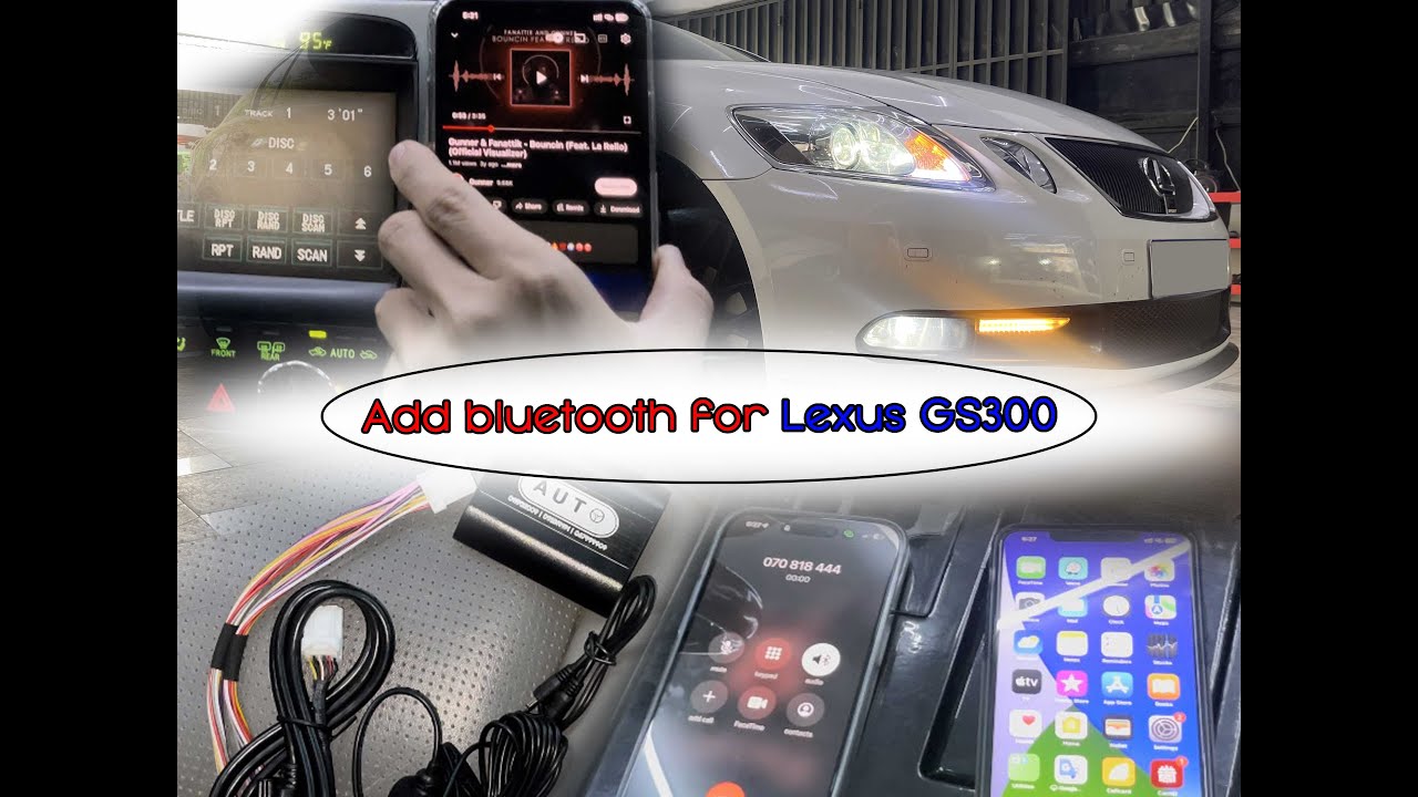 Add Bluetooth function for Lexus GS300 - YouTube
