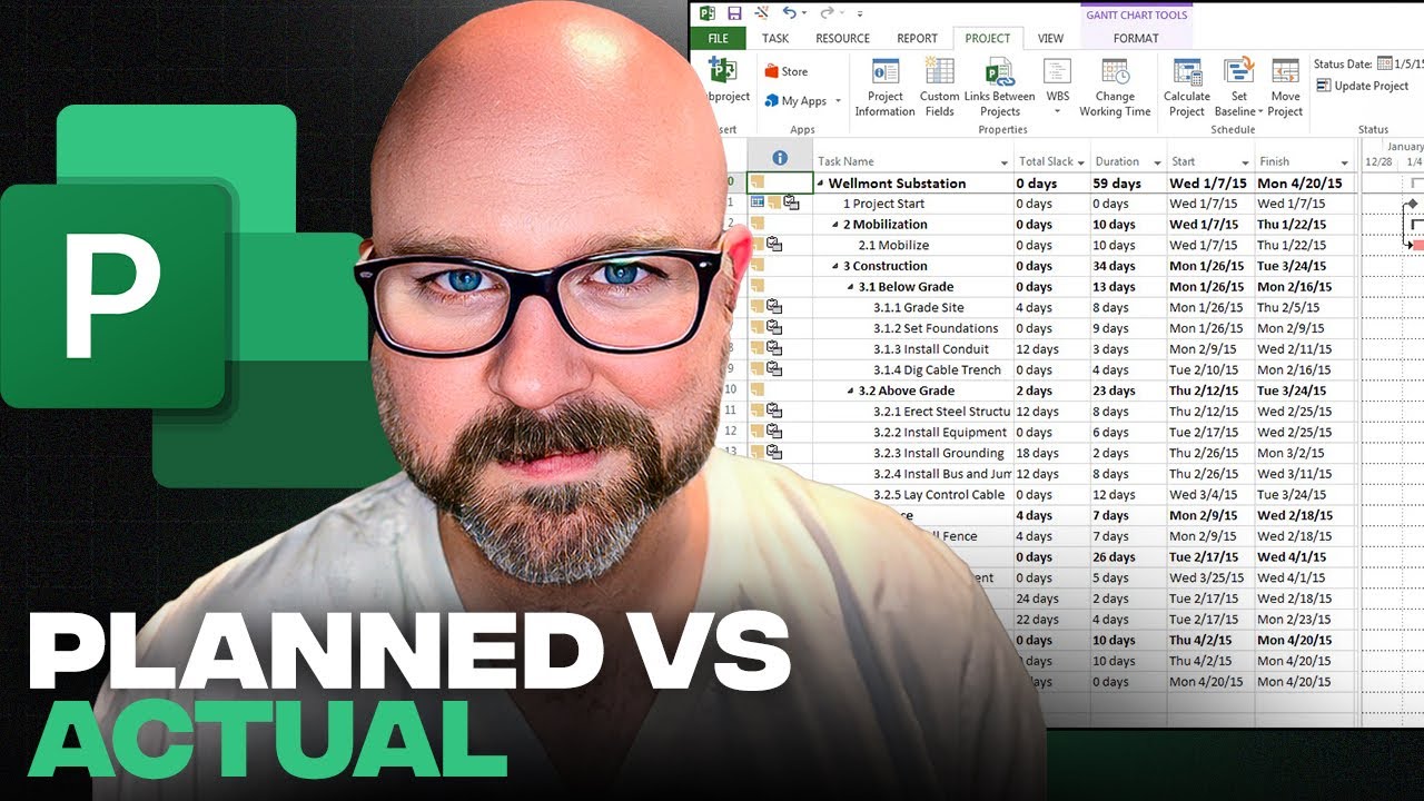 Microsoft Project Baseline vs Actual 2026: What Matters Most - YouTube