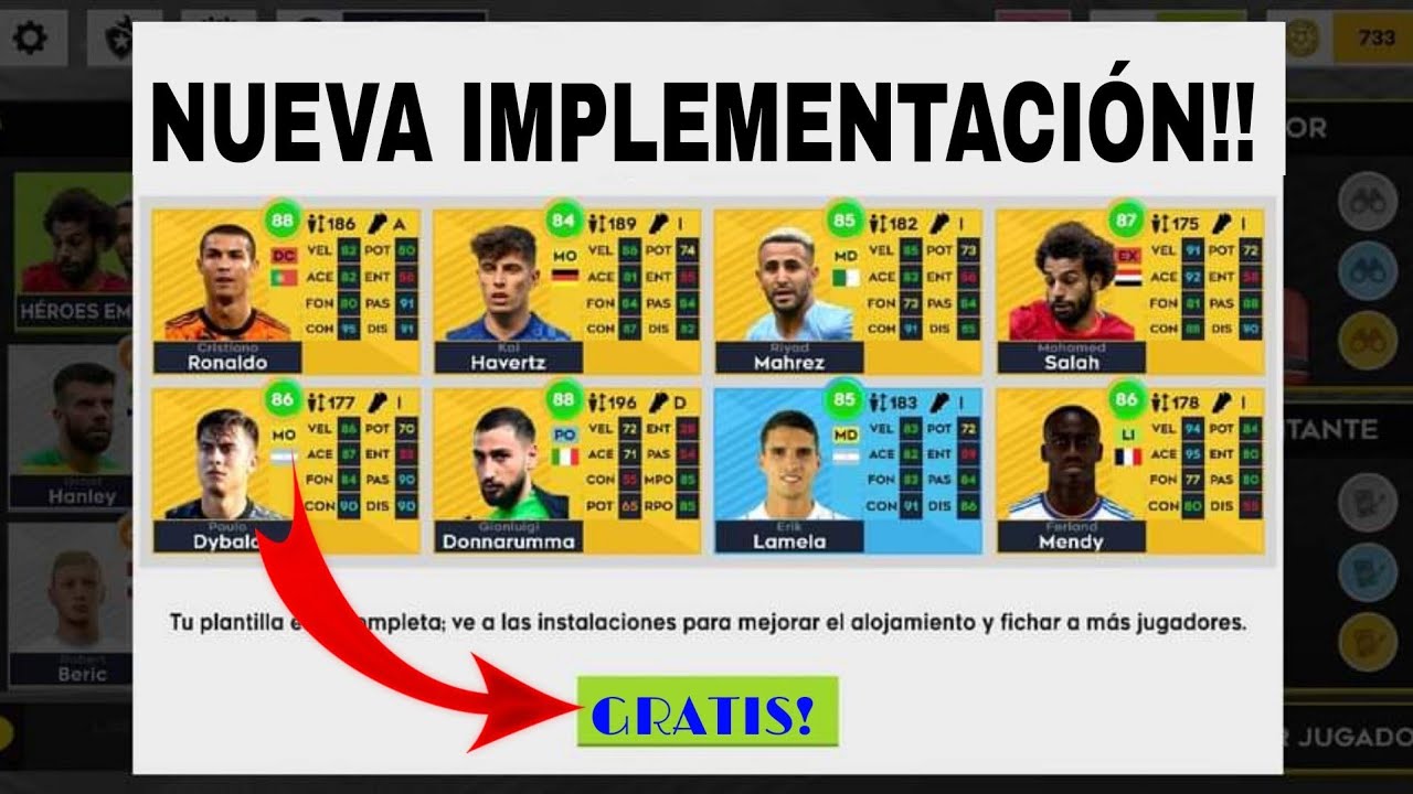 LLEGÓ NUEVA IMPLEMENTACIÓN para DLS22 | DREAM LEAGUE SOCCER 2022 - YouTube