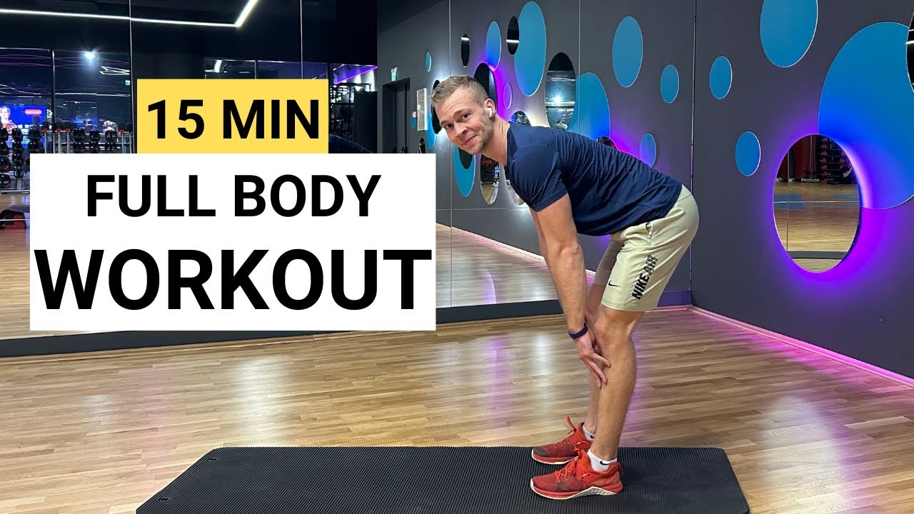 15 MIN FULL BODY WORKOUT AT HOME | Body Weight Only - YouTube