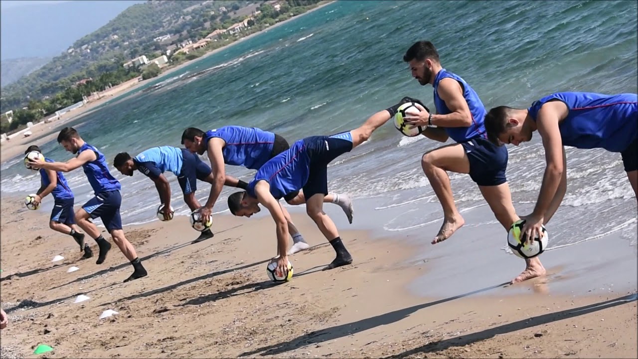 Προπόνηση στην παραλία | Beach training - YouTube