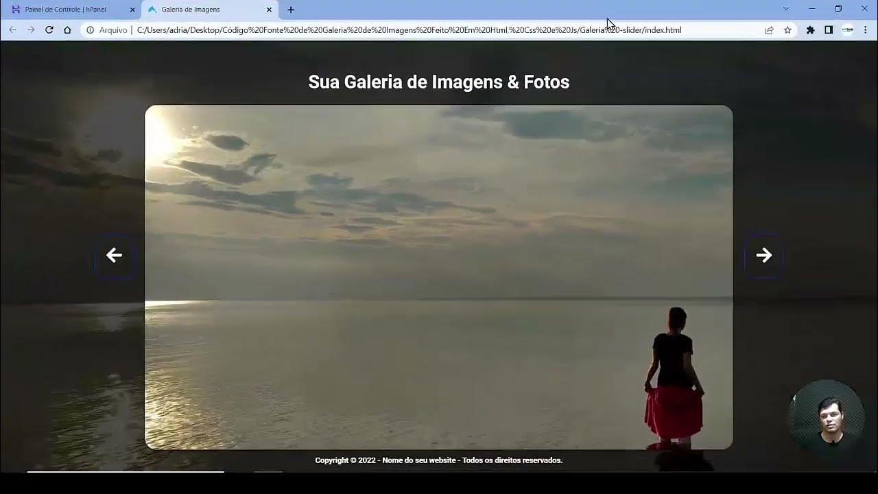 Código Fonte de Galeria de Imagens Feito Em Html, Css e Js - YouTube