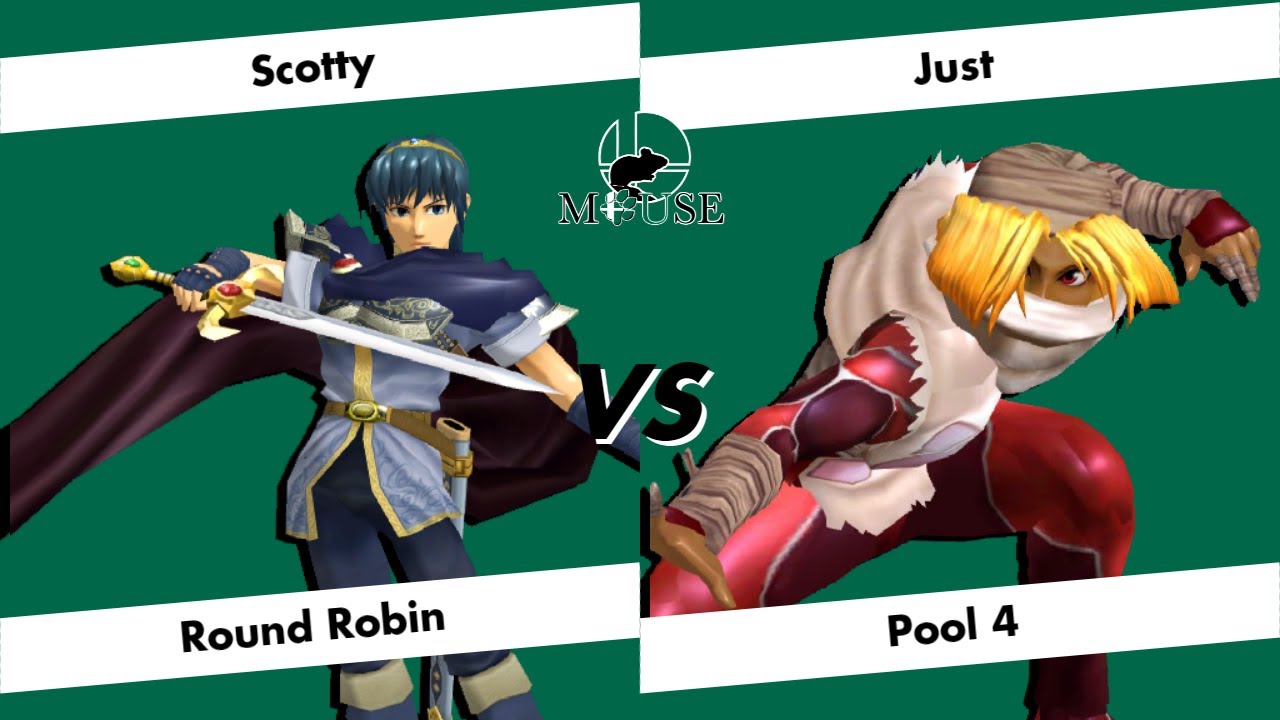 MOUSE 13 - Scotty (Marth) vs Just (Sheik) - RR Pool 4 - YouTube