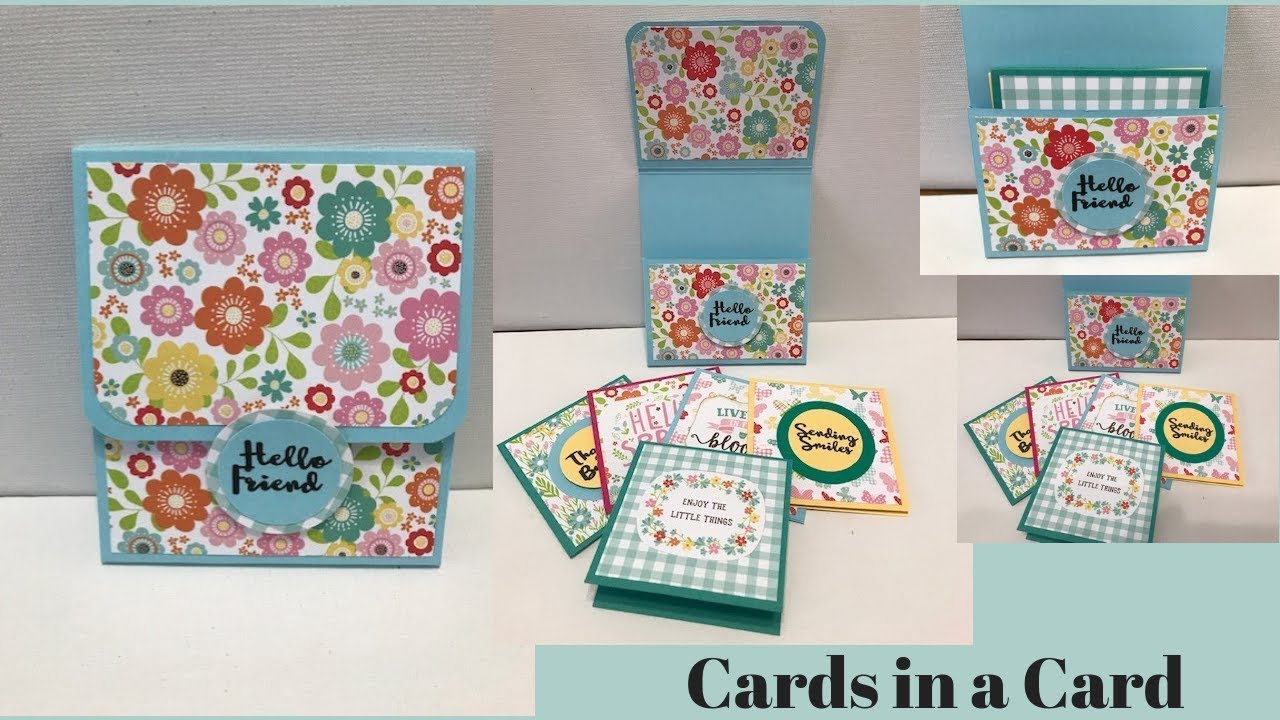 3x3 Note Cards in a Card - YouTube