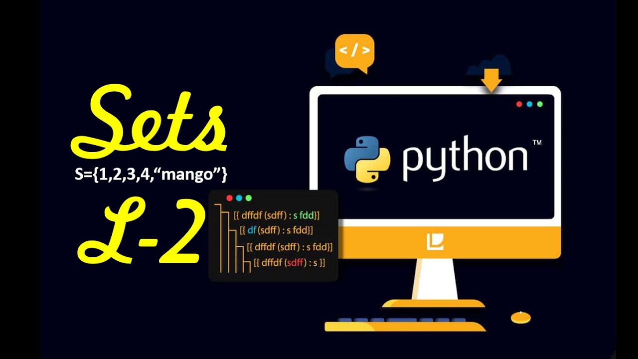 More about Sets: Python - YouTube