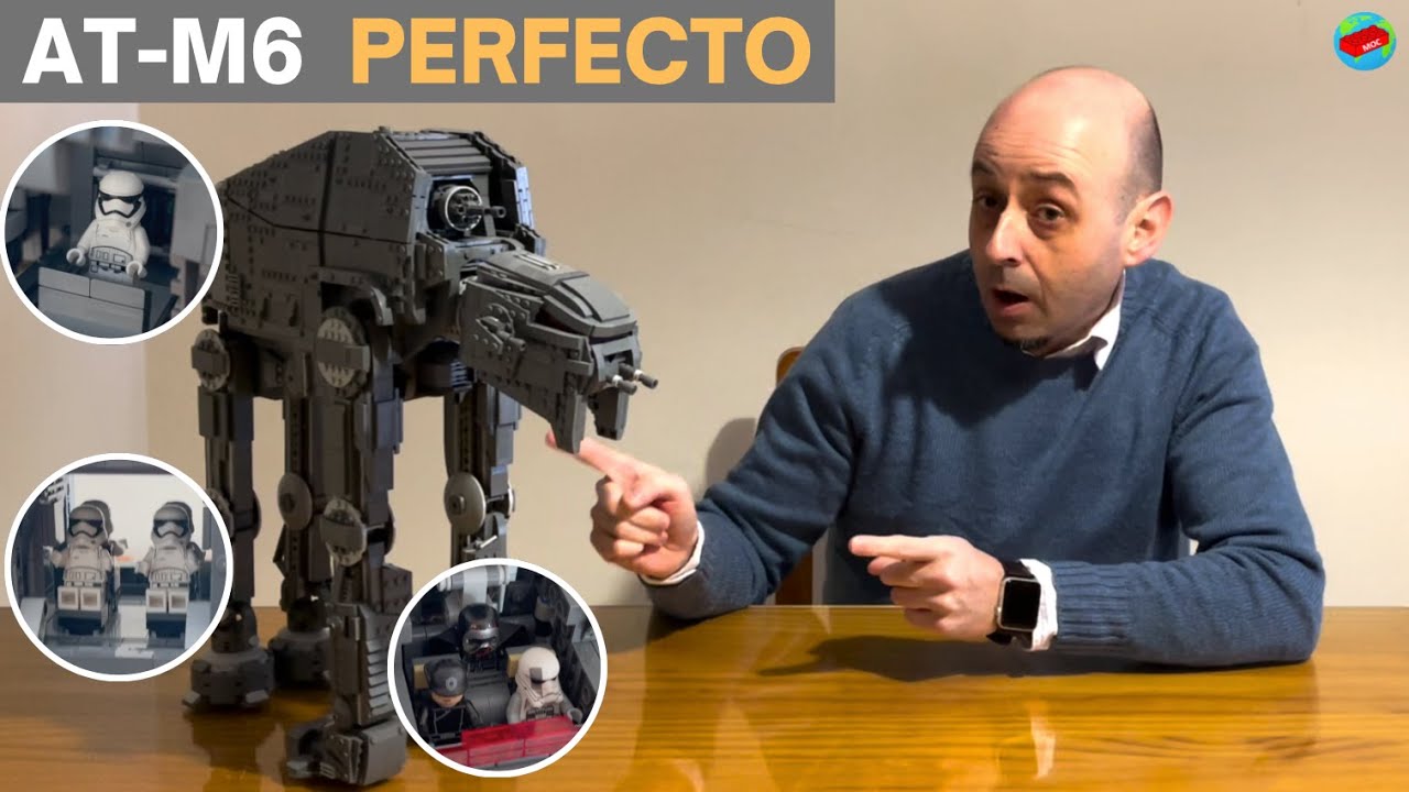LEGO Star Wars: Construyendo el AT-M6 PERFECTO (Nivel Museo) - YouTube