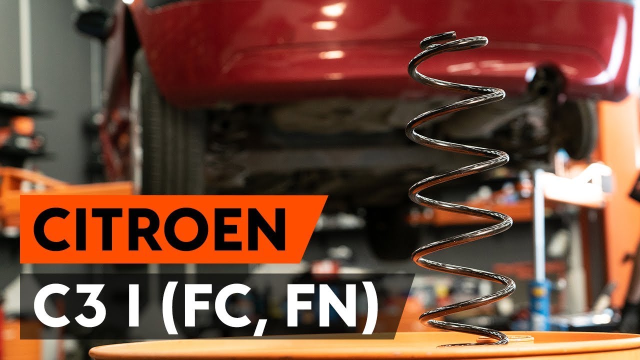 Wie CITROEN C3 1 (FC, FN) Federn hinten wechseln [AUTODOC TUTORIAL ...