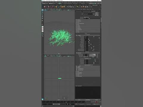Maya grass patch tutorial (Part 1) - YouTube