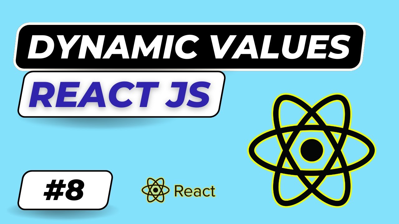 dynamic values in react js - how to create dynamic text in react js - #lazzycodetech # ...