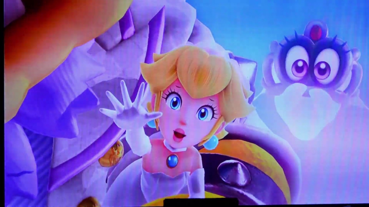 Playing the Super Mario Odyssey Cloud Kingdom: Nimbus Arena - YouTube