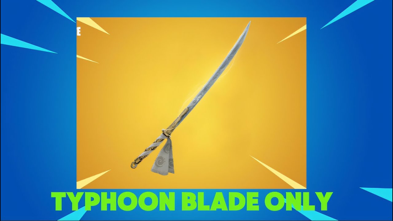 I tried to win by using the TYPHOON BLADE IN Fortnite CH6 | حاولت افوز ...