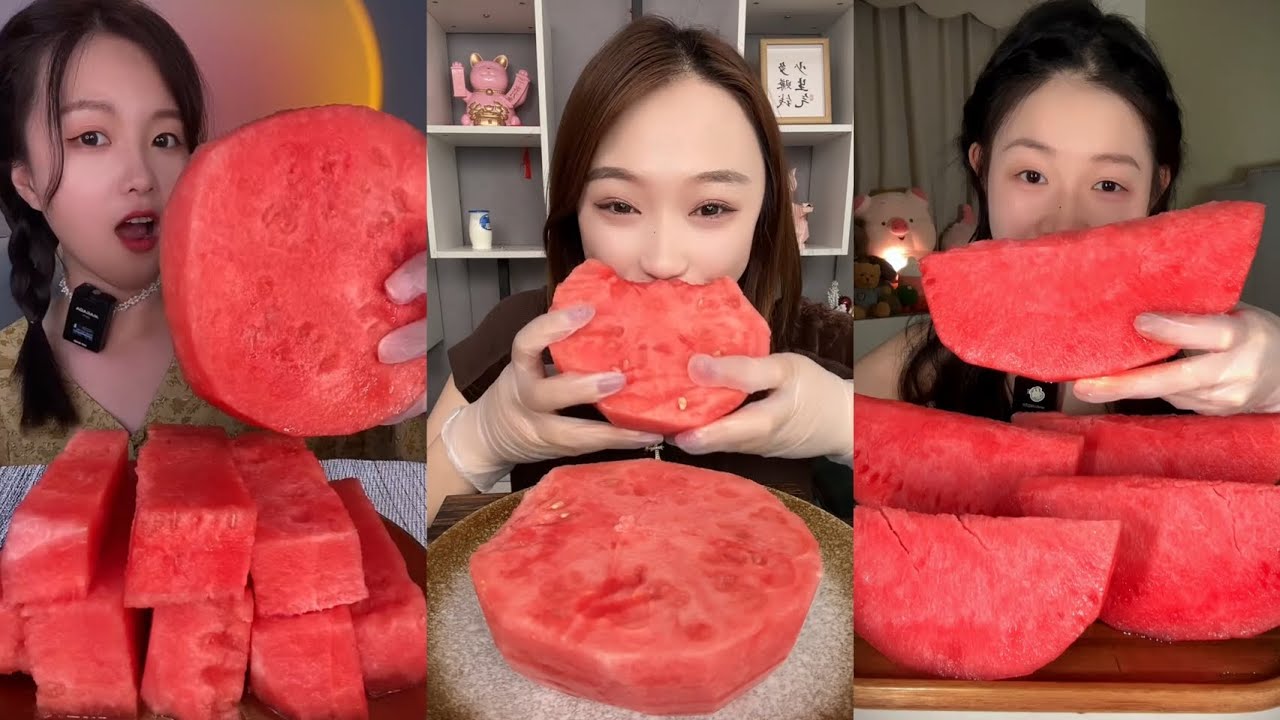 Watermelon 🍉 Eating Mukbang " Watermelon Eating Challenge " Eating ...