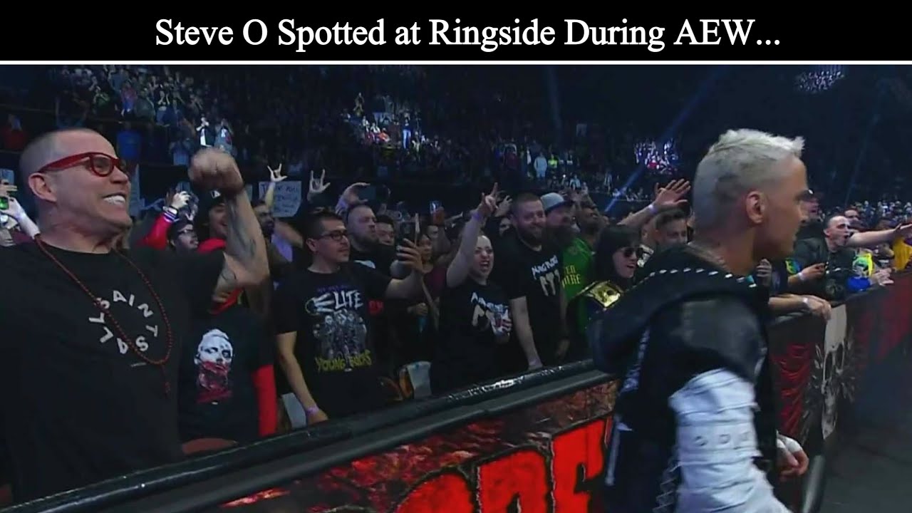 Steve O Spotted at Ringside During AEW Full Gear | Wrestling Reporter ...