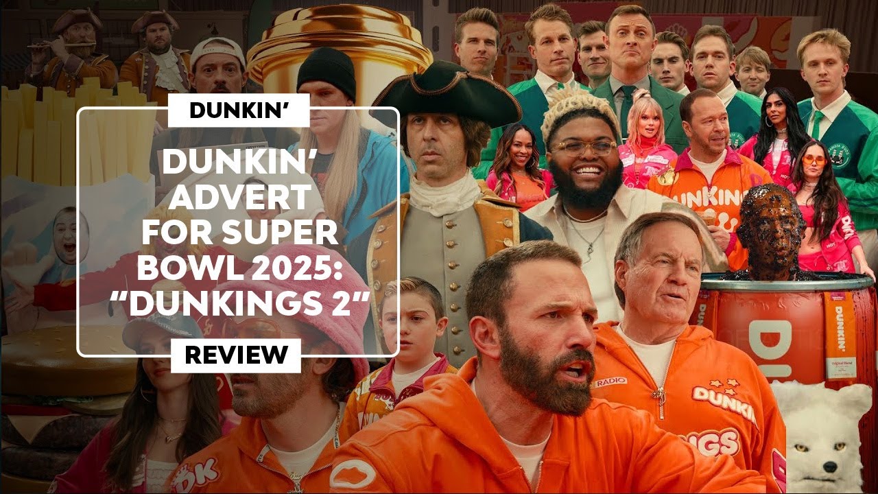 DUNKIN' ADVERT for SUPER BOWL 2025 | "Dunkings 2" with BEN AFFLECK ...
