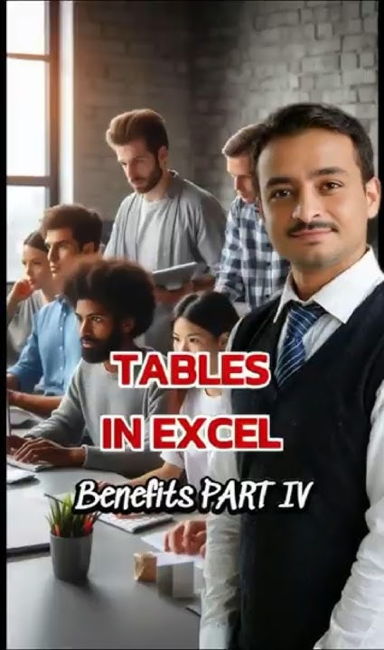 Benefits of maintaining data in Tables as against Ranges in Excel - Part 4 - YouTube
