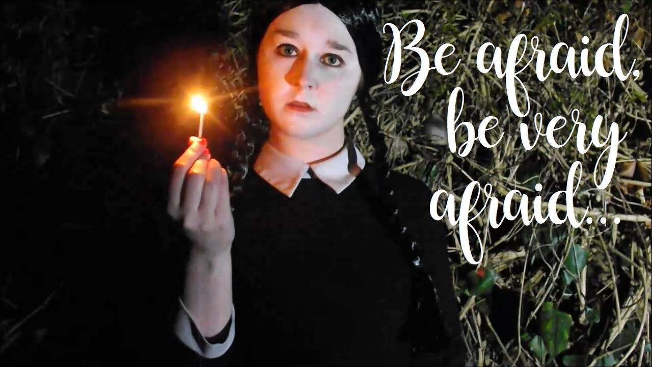 Be afraid, be very afraid | Wednesday Addams cosplay video - YouTube