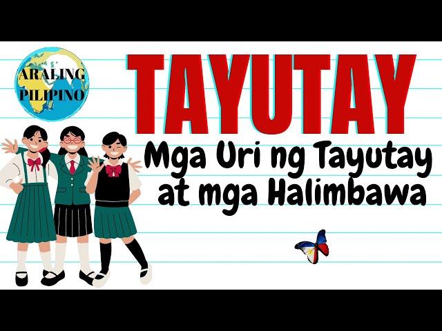 Mga Uri Ng Tayutay Iba't Ibang Uri Ng Mga Tayutay