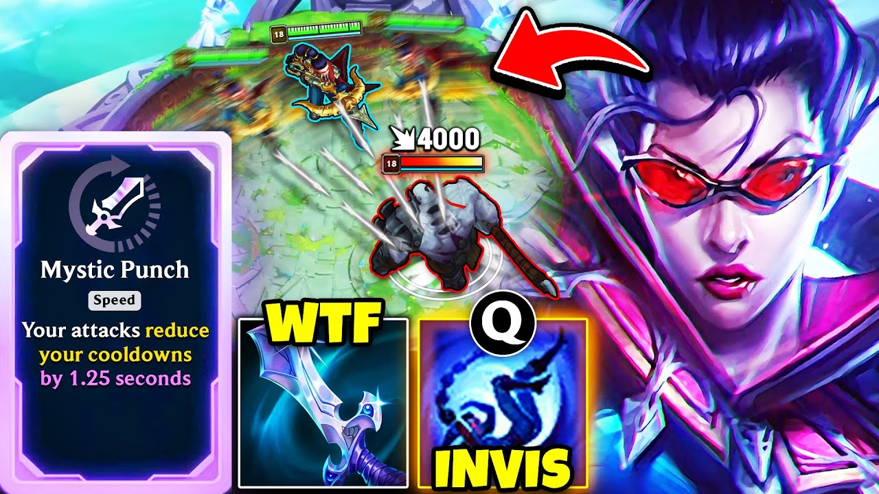 Vayne with Mystic Punch: Perma-Invisible Kiting with Zero Q Cooldown ...