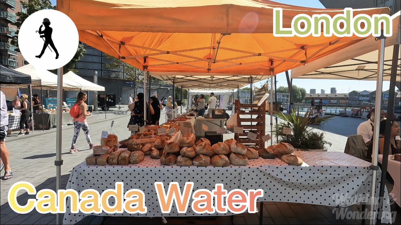 A splendid London walk around Canada Water - YouTube