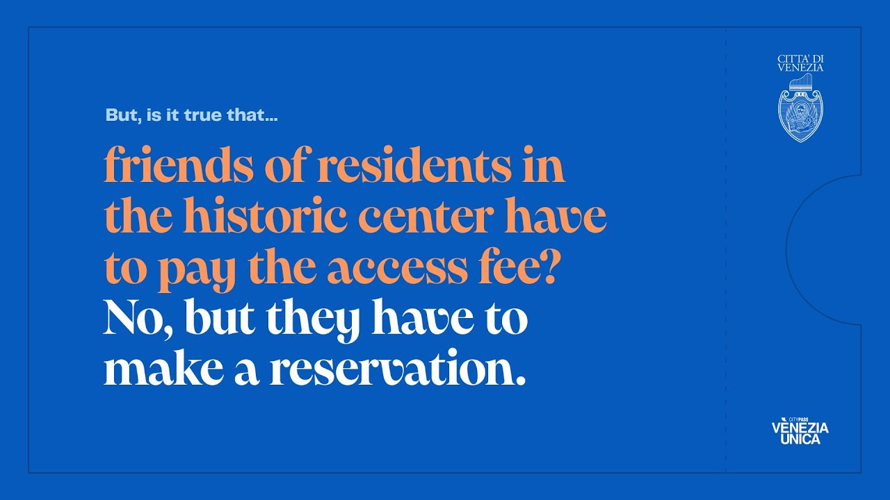 But, is it true that... friends of residents in the historic center ...