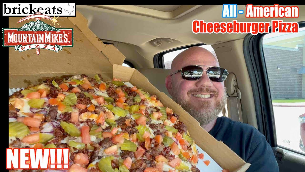 Mountain Mike's NEW All-American Cheeseburger Pizza REVIEW- brickeats ...