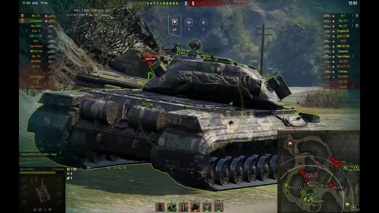 world of tanks || s. conqueror + obj 277 - YouTube