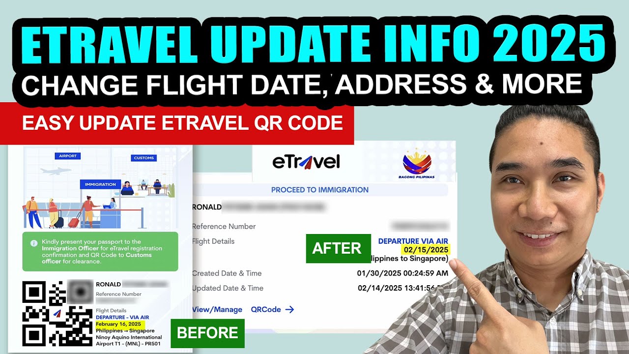 ETRAVEL PH REGISTRATION 2025 HOW TO UPDATE ONLINE | PAANO MAG UPDATE NG ...