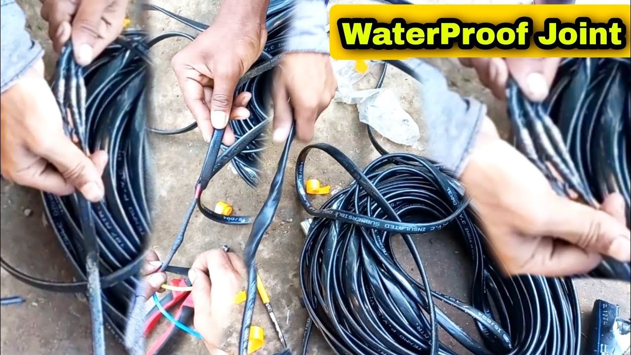 Waterproof Joint || Submersible Motor Wire Joint | How To Joint ...