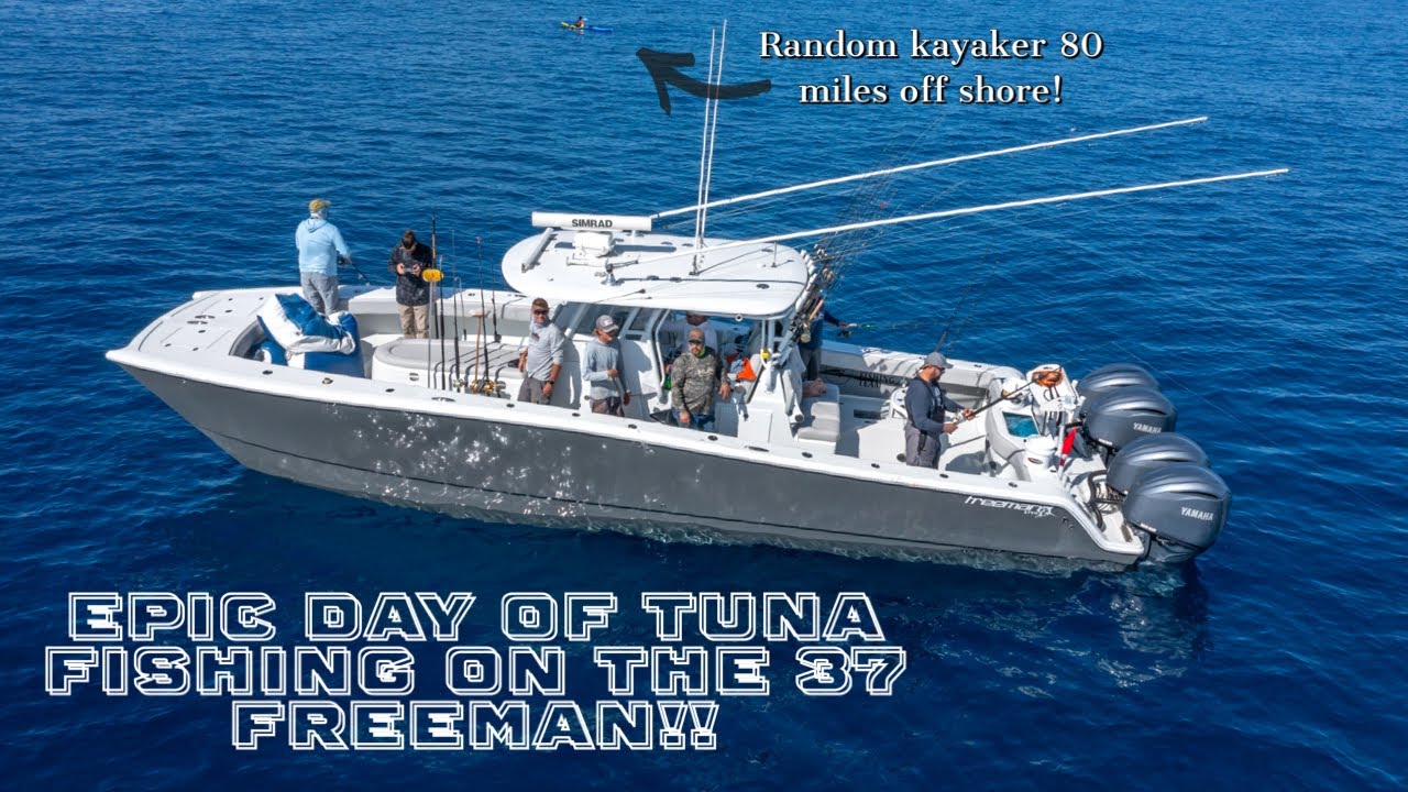 Endless yellowfin tuna fishing on the 37 Freeman!! - YouTube
