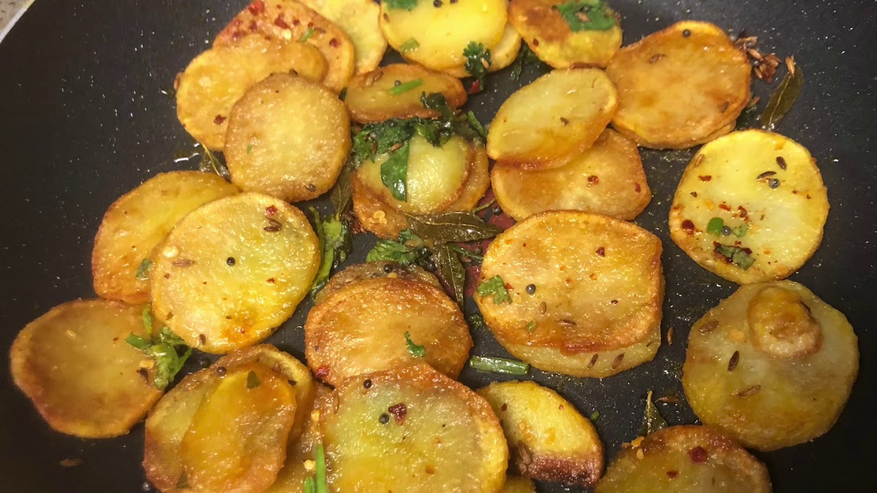 Potato fry recipe /Easy potato fry/Aloo fry/potato fry Indian style|No ...
