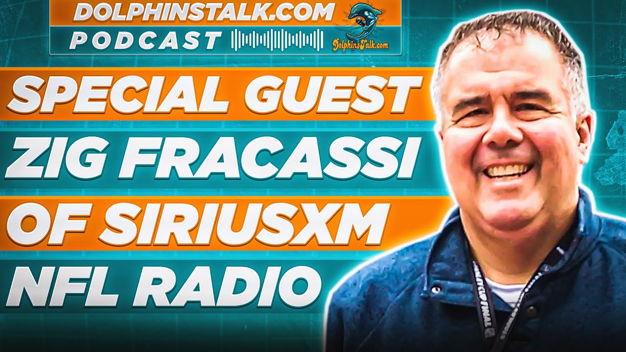 Zig Fracassi of SiriusXM NFL Radio Talks Dolphins Football - YouTube
