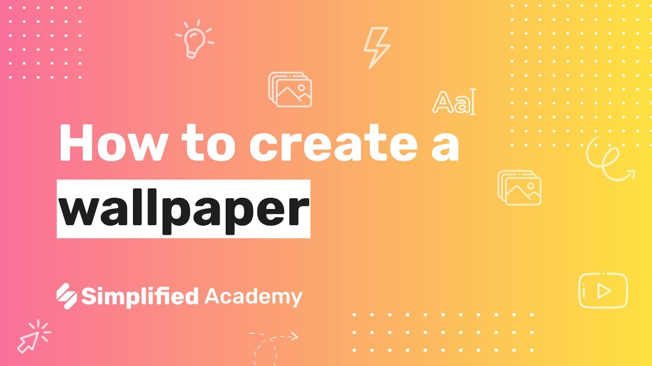 How to design a wallpaper - YouTube