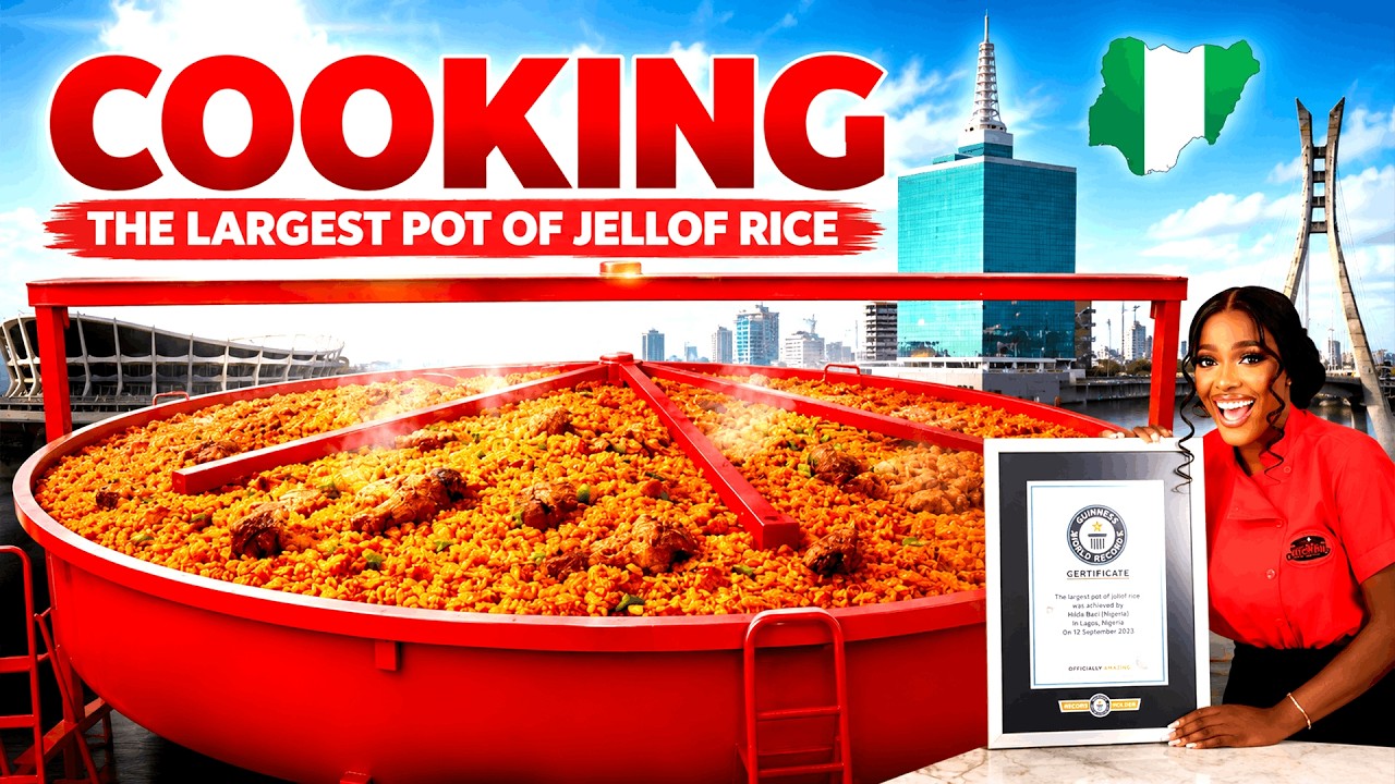Nigeria Set To Cook World’s Largest Jollof Rice🤎🇳🇬 - YouTube