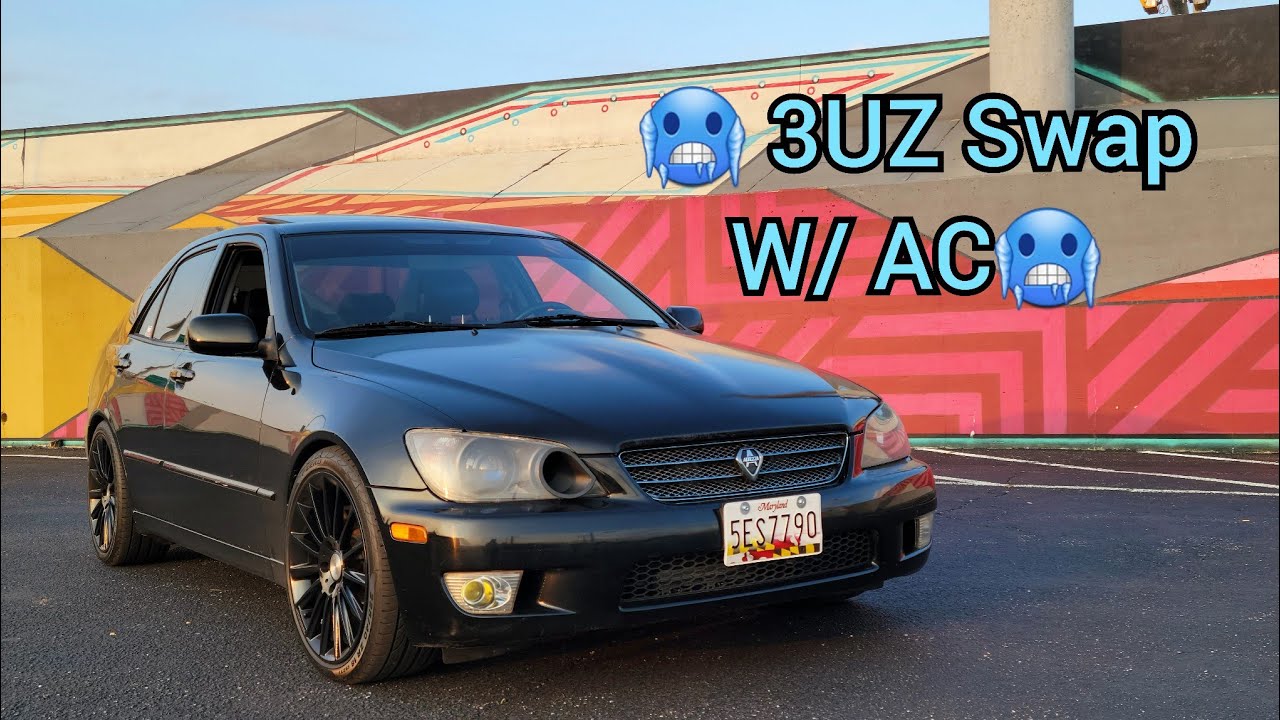 V8 IS300 Gets A/C + Small Meet - YouTube