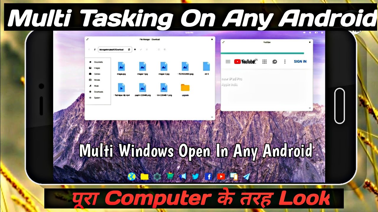 Multi Tasking Use On Your Android Mobile Like Computer (PC) # ...