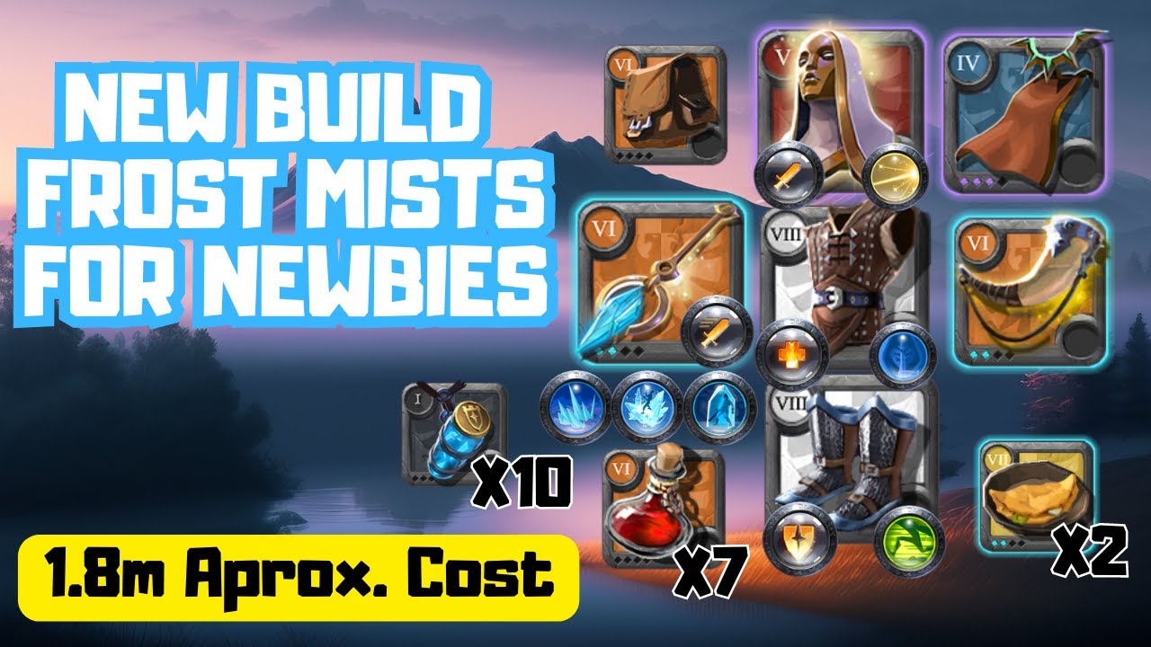NEW BUILD FROST MISTS FOR NEWBIES | Albion Online - YouTube