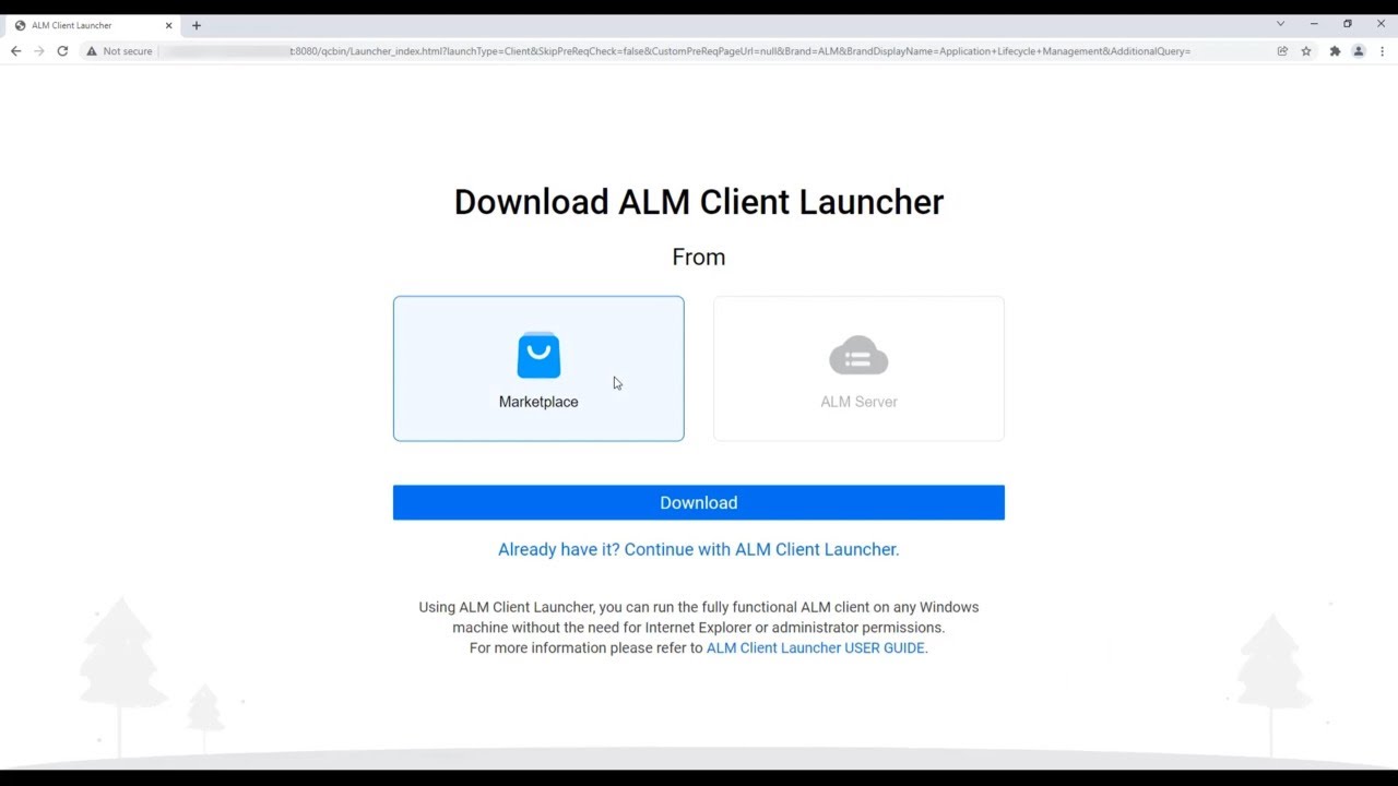How to Use ALM Client Launcher - YouTube