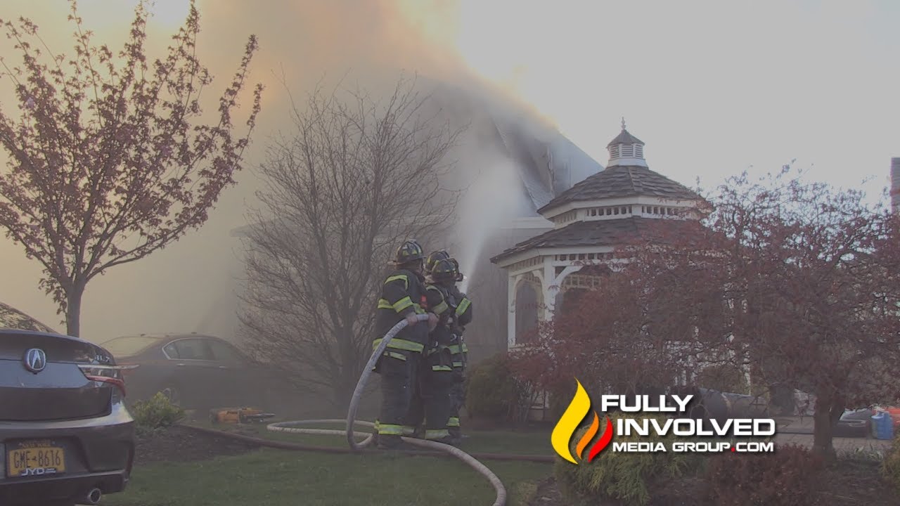 Wind Driven Flames Rapidly Spread Catching Two Homes On Fire - YouTube