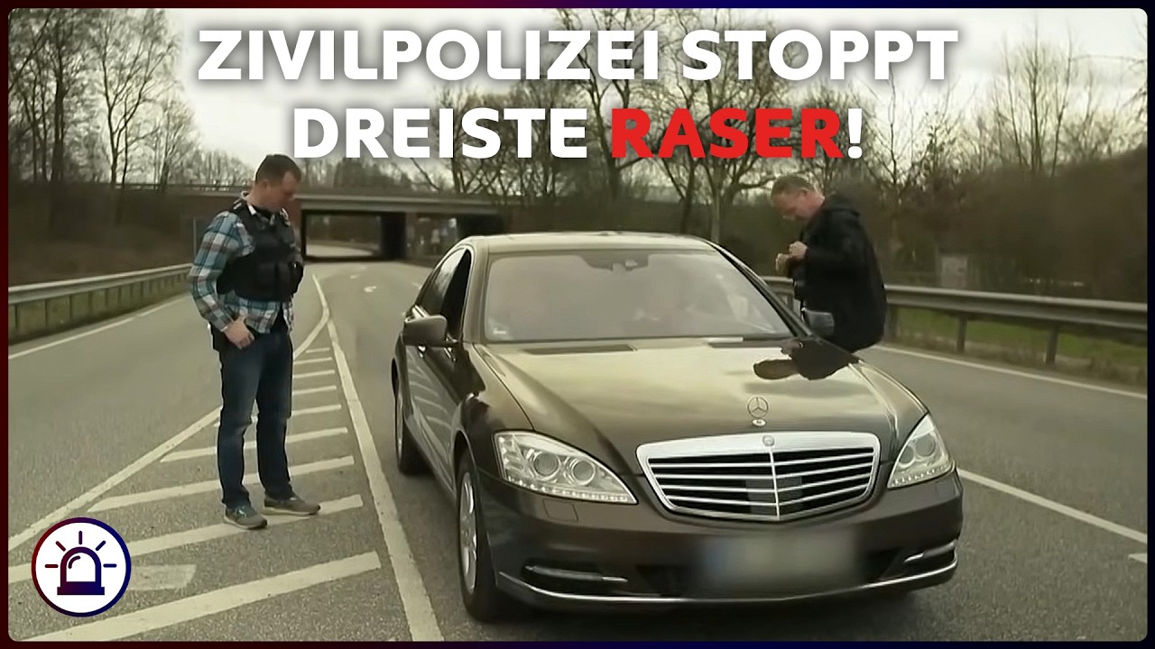 Autobahn-Raser im Visier: Hamburgs Zivilpolizei schlägt zu! - YouTube