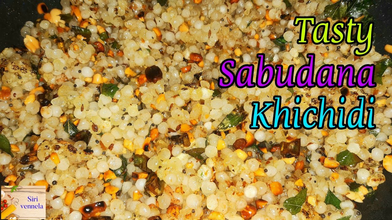 Sabudana khichidi | Instant non sticky Sago kichidi recipe with tips ...