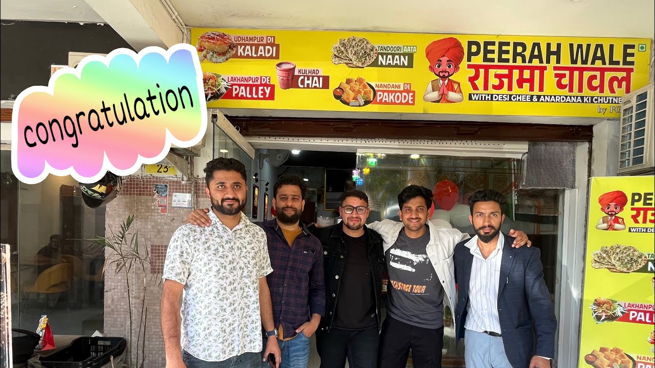 PEERAH WALE RAJMA CHAWAL OPENING IN JAMMU BAHU PLAZA CONGRATULATIONS ...