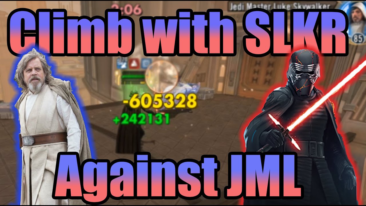 Beat JML with SLKR in Arena! SWGoH - YouTube