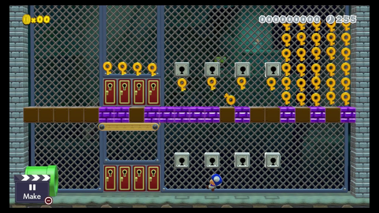 Mario Maker 2 Glitch(?): 3D World's Broken Locked Doors - YouTube
