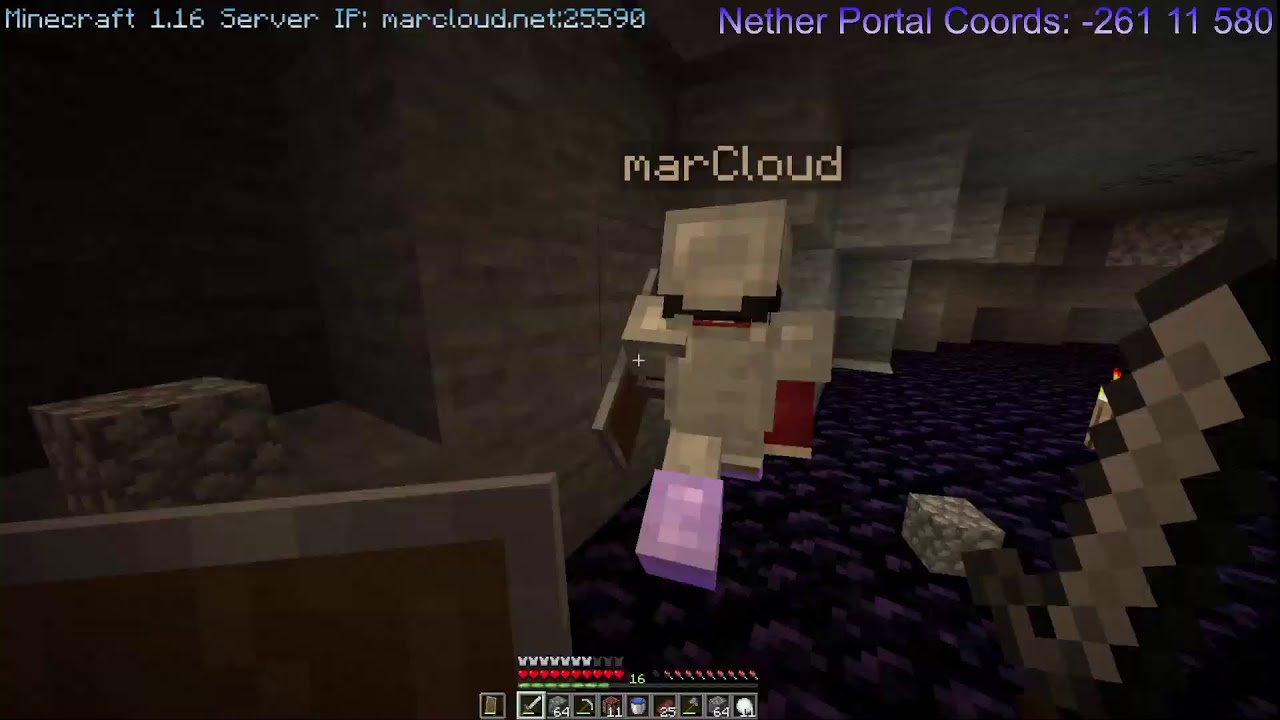 Minecraft 1.16 Vanilla Server Gameplay - IP: marcloud.net:25590 - Always on 24/7 Anarchy 1.16 ...