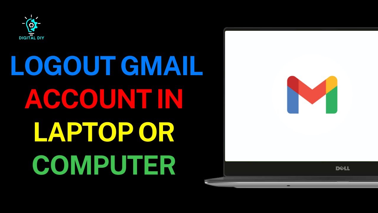 How to Logout Gmail Account in Laptop or Computer - YouTube